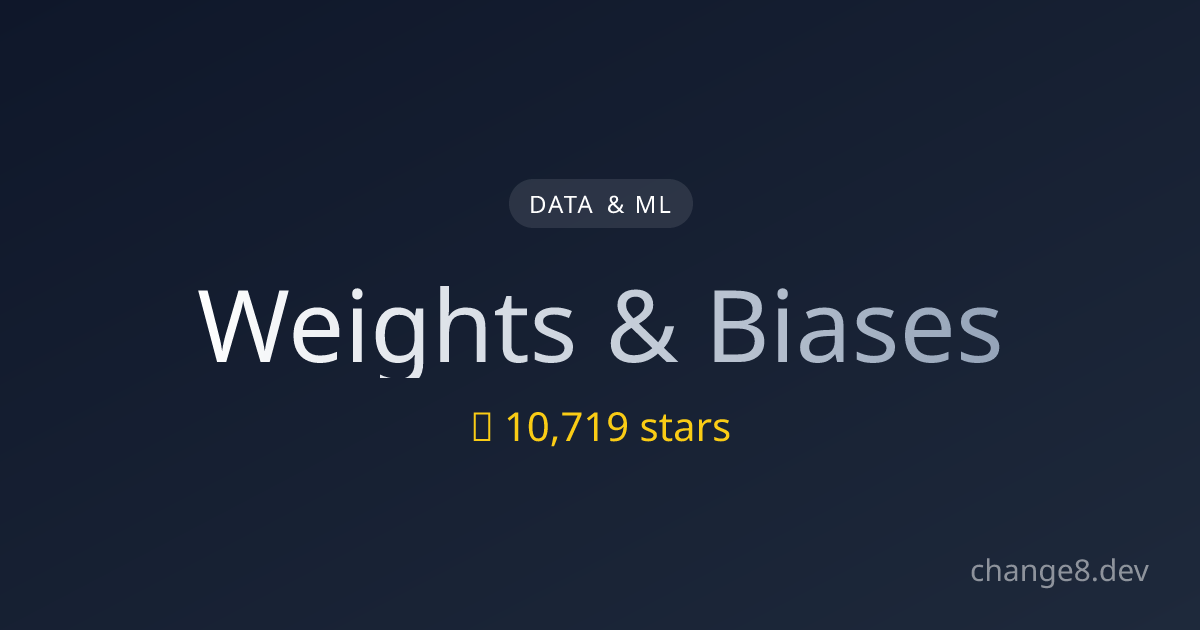 weights-biases v0.26.1 - Change8